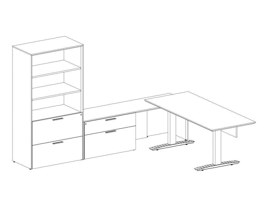 Executive HA Desk Suite EHA-K-3 – e3 Office Furniture & Interiors ...