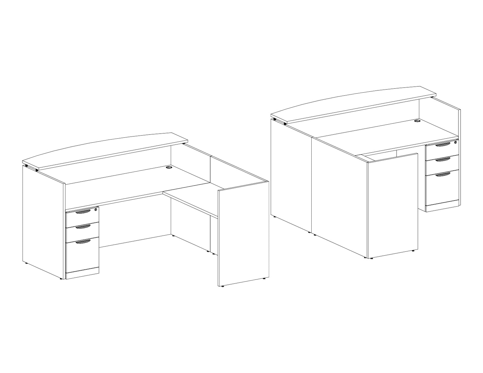 Classic Reception Desk - Make a Worthwhile Impression - e3